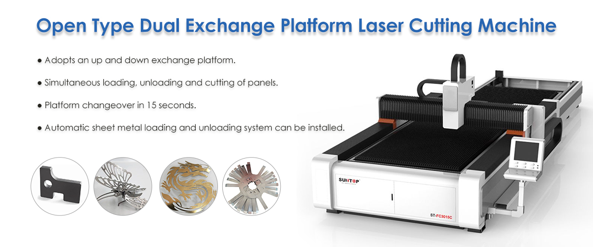Dual Exchange Platform without Enclosed Laser Cutting Machine Cost ...